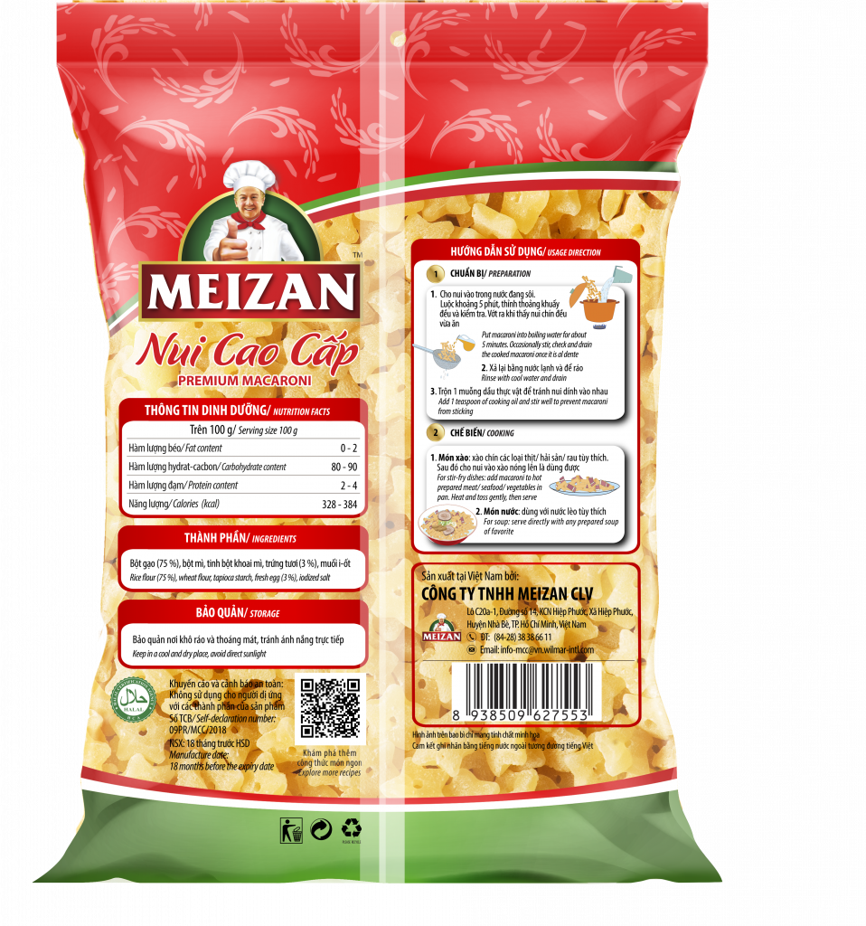 Nui Cao Cấp Meizan - Hình sao - Meizan